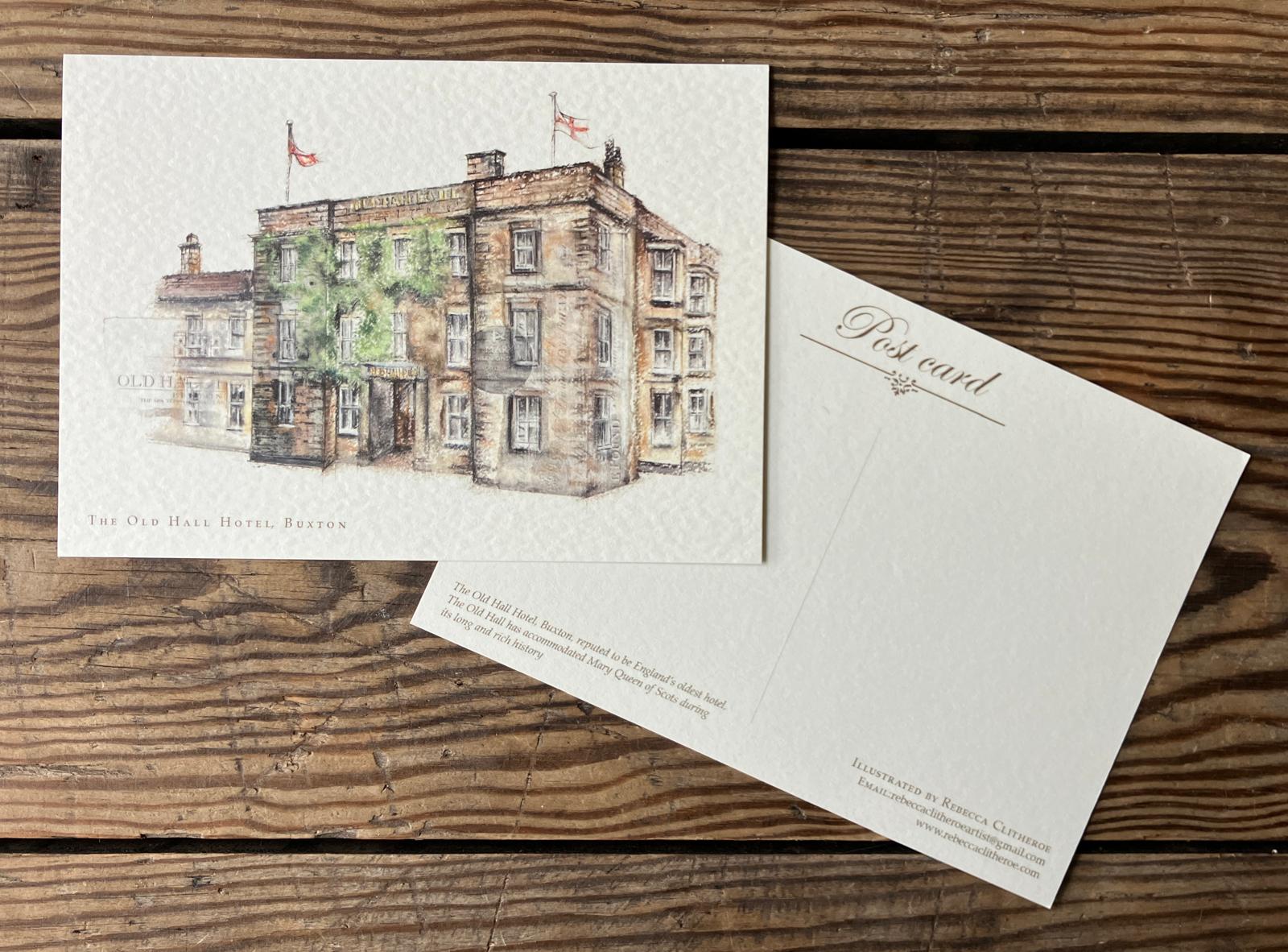 Rebecca Clitheroe - The Old Hall Hotel, Buxton: Mini Print - Artist ...