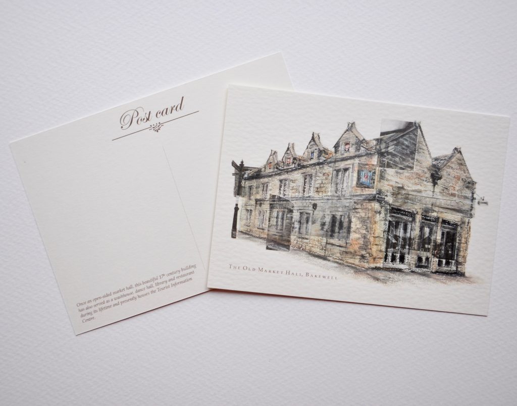 Rebecca Clitheroe | The Old Market Hall, Bakewell: Mini Print | Artist ...
