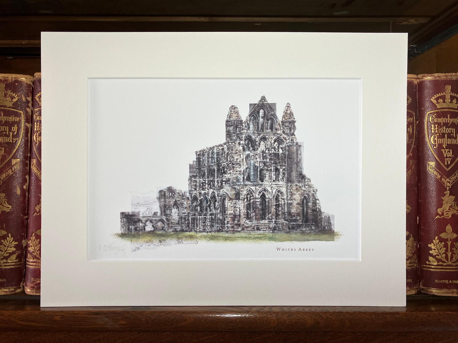 Whitby Abbey, Yorkshire Large Print (Mounted) - Rebecca Clitheroe